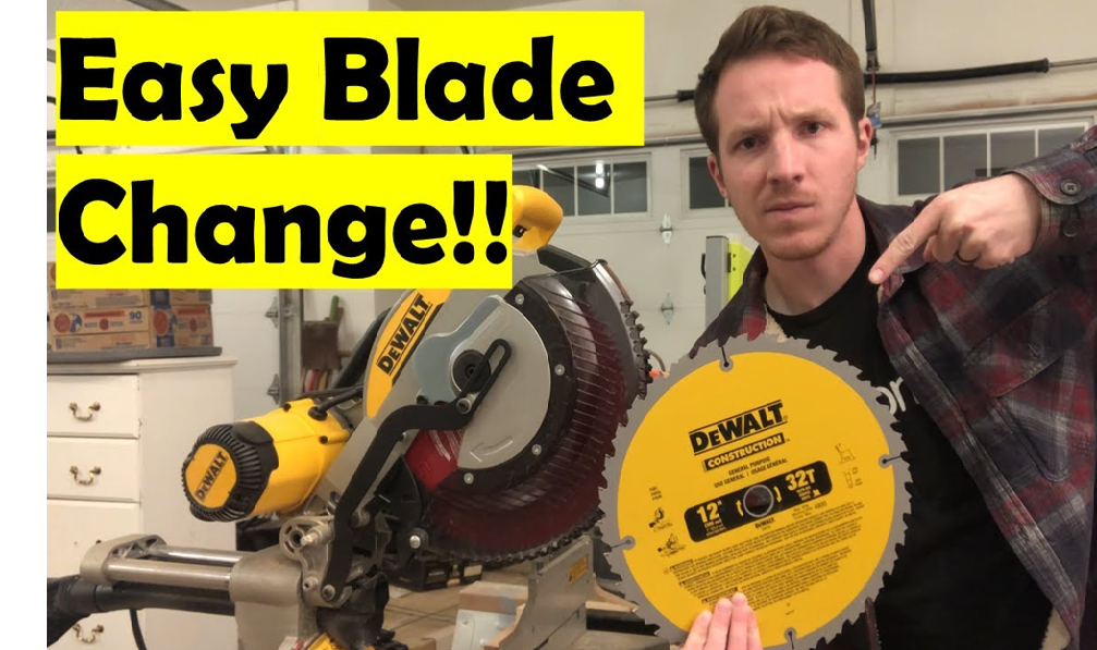 How to Change the Blade on a DeWalt Compound Miter Saw? - Proper DIY ...